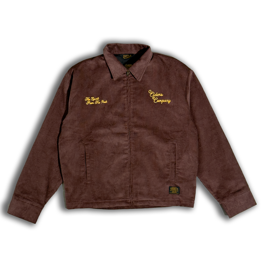 Work Jacket “Racing Division” – Brown – Elders Co.